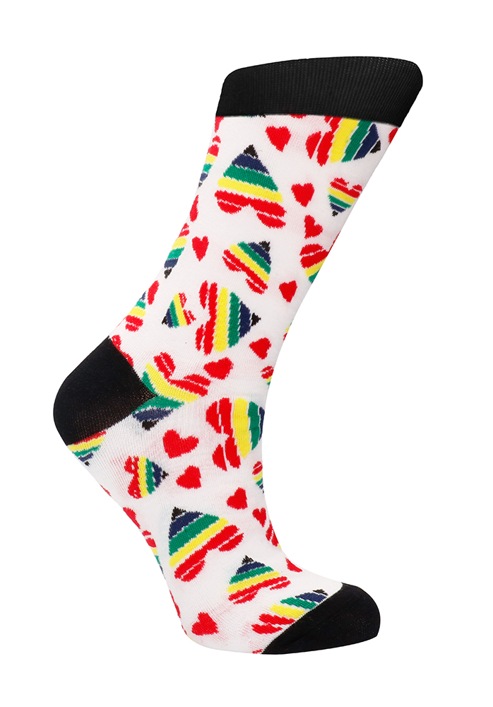 Sexy Socks Happy Hearts 42-46 - Sexspex - Intima.se