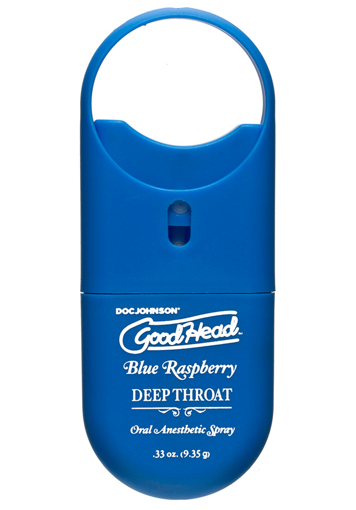 Juicy Head Deep Throat Spray Blue Raspberry, 9 ml